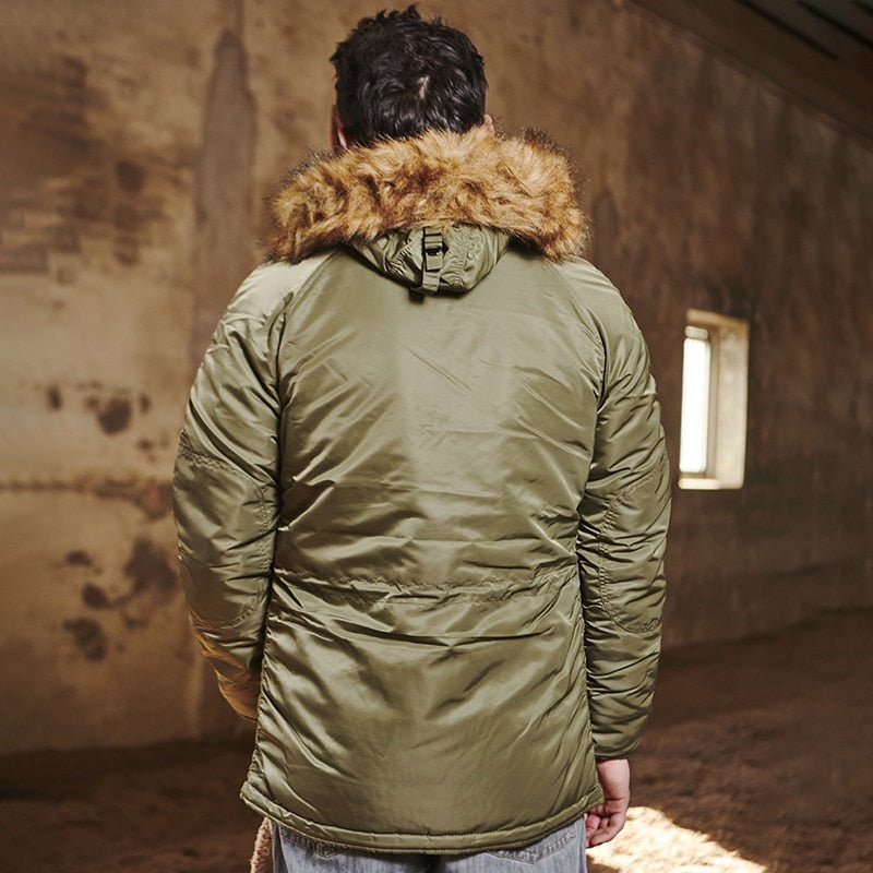 Men winter standard jacket classic for extreme cold weather waterproof ...