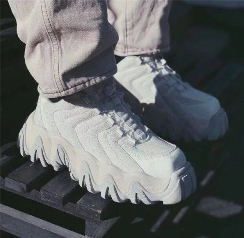 The new coconut shoes female torre sneakers sawtooth sponge thick bott ...